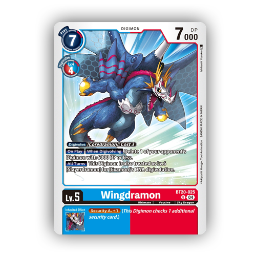 BT20-025 Wingdramon - PXP